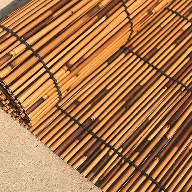 3M EXTRA THICK Bamboo Screening Roll Fencing Outdoor Garden Natural ...