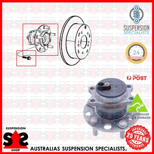REAR AXLE LEFT Or Right Wheel Hub Suit JEEP Compass 2.0 CRD 4x4 COMPASS ...