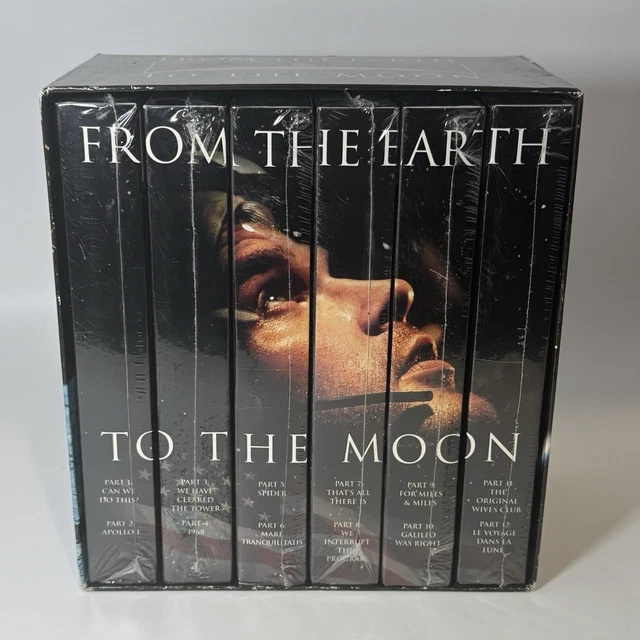 FROM THE EARTH to the Moon VHS Box Set HBO 1998 Tom Hanks Mini-Series ...