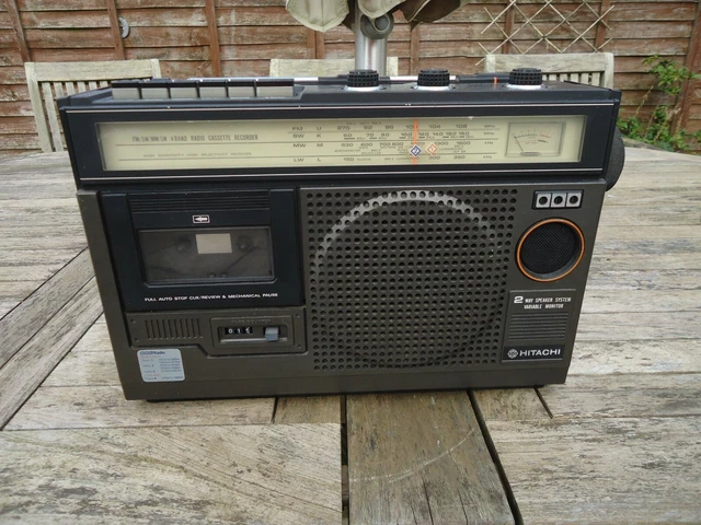 HITACHI TRK 5320 radio cassette player, working, new belts, EUR 35,01 ...