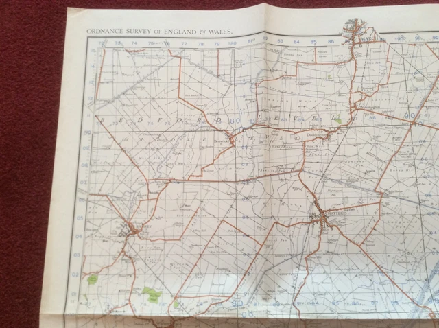 WW2 WAR OFFICE, 1940 Military Map of Ely, Cambridgeshire - Home Guard ...