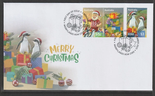 AUSTRALIA 2025: MERRY Christmas 2025 - First Day Cover with Mini-Sheet ...