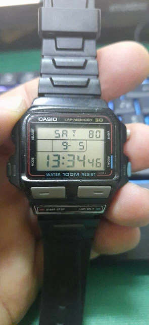 RARE CASIO SDB-500W Triple Calendar Vintage Men's Module 863 Japan M £ ...