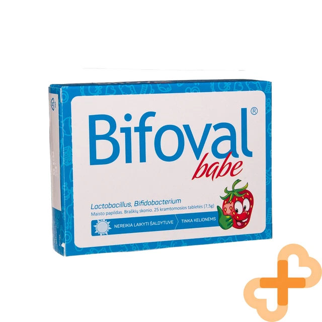 BIFOVAL BABE 25 Comprimés à Croquer Lactobacillus Bifidobacterium ...