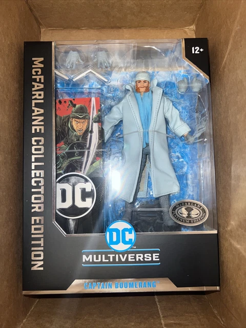MCFARLANE DC MULTIVERSE Collector Edition Captain Boomerang Platinum ...