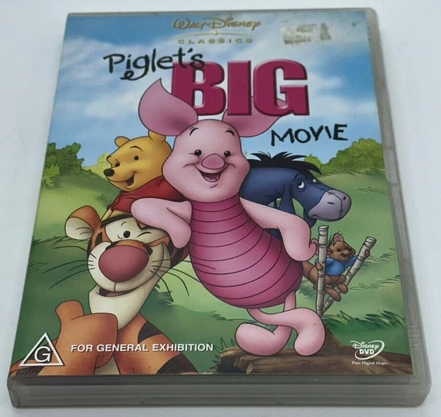 DISNEY CLASSIC PIGLET'S Big Movie - DVD, 2003 - REGION 4 - R4 ...