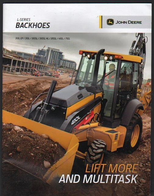 JOHN DEERE &L-SERIES& Backhoe Loaders Brochure Leaflet £6.50 - PicClick UK