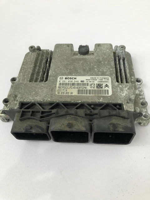 PEUGEOT EXPERT ENGINE ECU Control Module 9807885980 DV6UC 1560cc Diesel ...