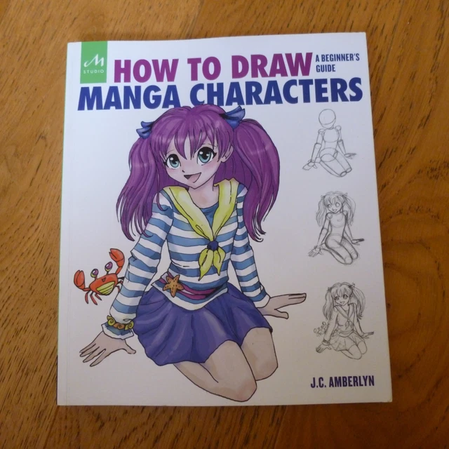 HOW TO DRAW Manga Characters A Beginner's Guide J.C. Amberlyn Paperback ...