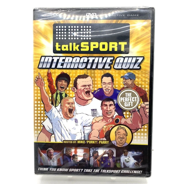 TALK SPORT INTERACTIVE Quiz Game By Mike Parry Over 2000 Questions Dvd ...