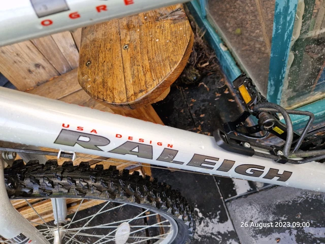 RALEIGH MAX USA Design " OGRE - 15 " Bicycle Bike Silver Vintage £35.00 ...