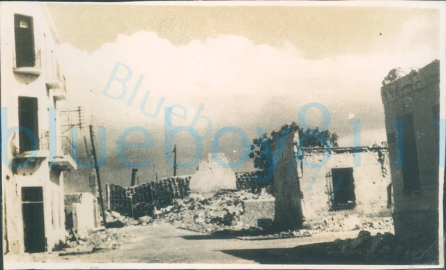 WW2 WAR DAMAGED Libyan City photo by British Soldier 4.1x2.5" £12.01 ...