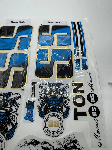 CRICKET BAT STICKER Embossed (SS Devil 2025) £7.99 - PicClick UK