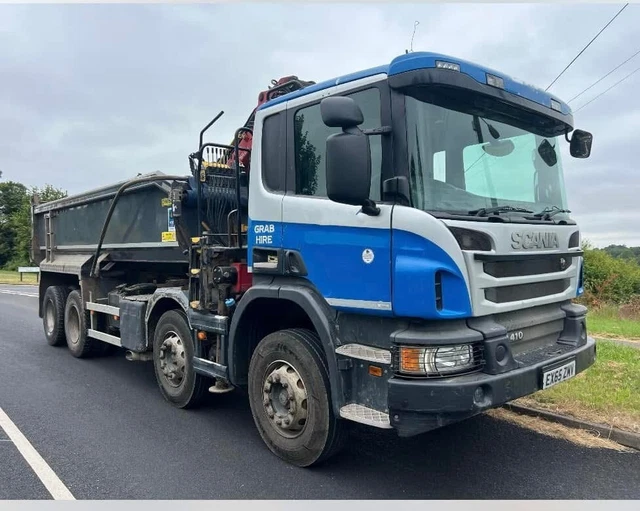 SCANIA P410 8X4 Tipper/Grab £33,500.00 - PicClick UK