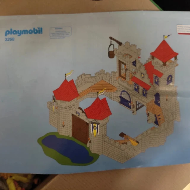PLAYMOBIL 4865 GROSSE Löwenritterburg (zwei Burgen)mit sehr viel ...