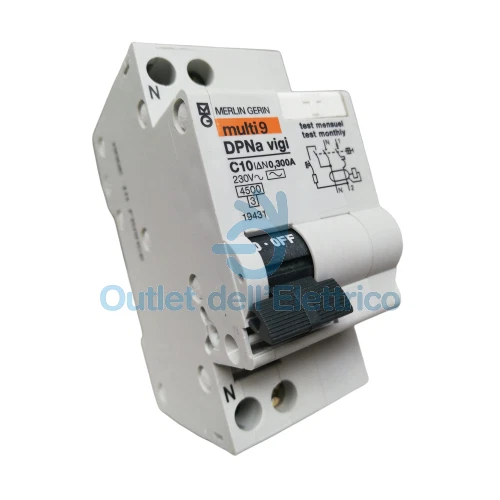 MERLIN GERIN 19431 Dpna Interrupteur Différentiel 1P+N 10A 0,3 [17508 ...