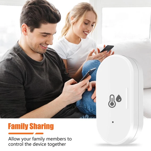 MINI FOR ZIGBEE Temperature Humidity Sensor Battery Powered for Smart ...