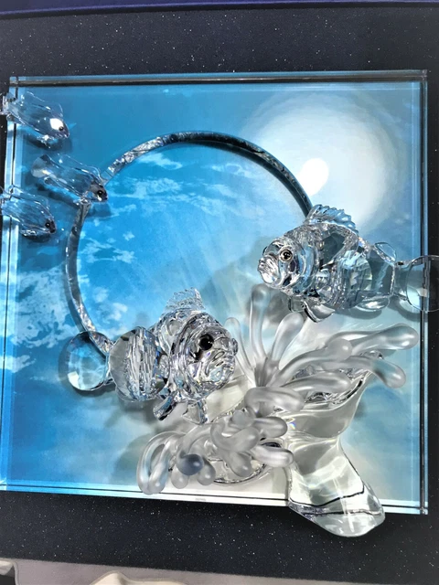 DISCONTINUED - SWAROVSKI 3 Set Crystal Figurine Wonders of the Sea w ...