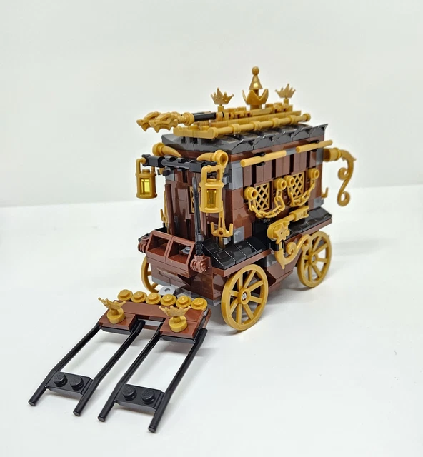 LEGO CART SCHLOSS König/Königin Schatztransport Moc Für Vintage Schloss ...