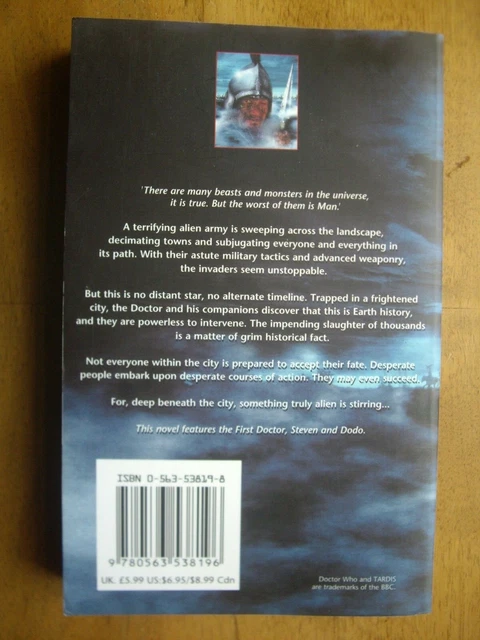 DOCTOR WHO BUNKER Soldiers, 2001 Past Doctor Adventures (PDA), BBC book ...