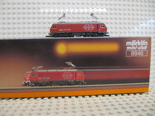 MODEL RAILWAY TRACK z locomotives Märklin electric locomotive 8846 in ...