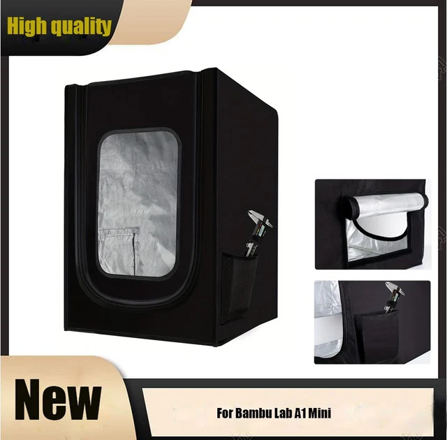 ENCLOSURE KIT FOR Bambu Lab A1 Mini Protective Cover with light 45*48 ...