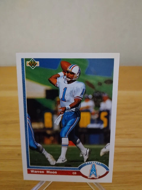 1991 UPPER DECK Warren Moon Football Card #256 Houston Oilers EUR 1,63 ...