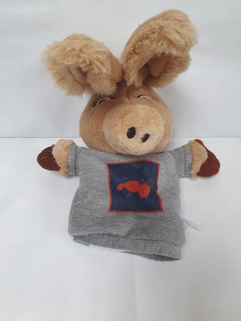 VINTAGE OTIS THE Aardvark soft toy hand puppet 1990s CBBC Born to Play ...