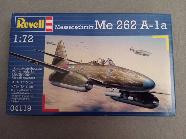 MESSERSCHMITT ME 262 A-1a (Bausatz 1/72, Revell 04119) EUR 5,50 - PicClick DE
