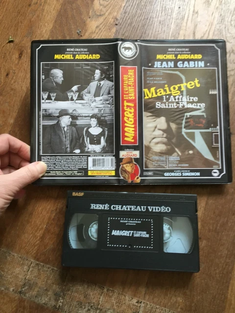 CASSETTE VIDEO VHS CINEMA RENE CHATEAU maigret affaire saint fiacre jean gabin EUR 6,00 ...
