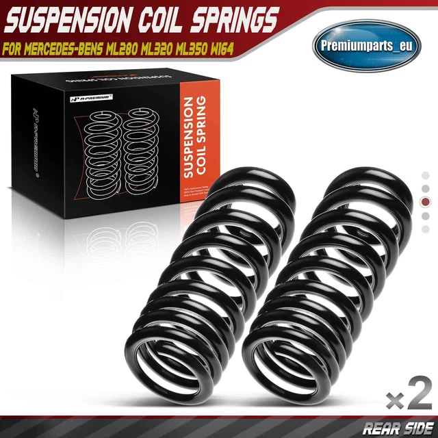 2X COIL SPRINGS Rear Suspension for Mercedes-Benz ML280M L320 ML350 ...