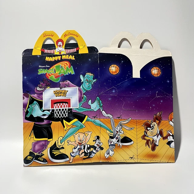 VINTAGE MCDONALDS HAPPY Meal Box - Space Jam £9.99 - PicClick UK