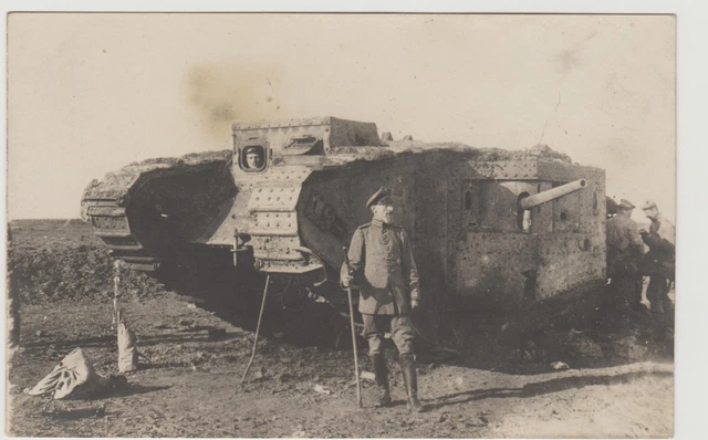 ORIGINAL PHOTO, WW1, Captured English Type Mark II Tank £16.56 ...