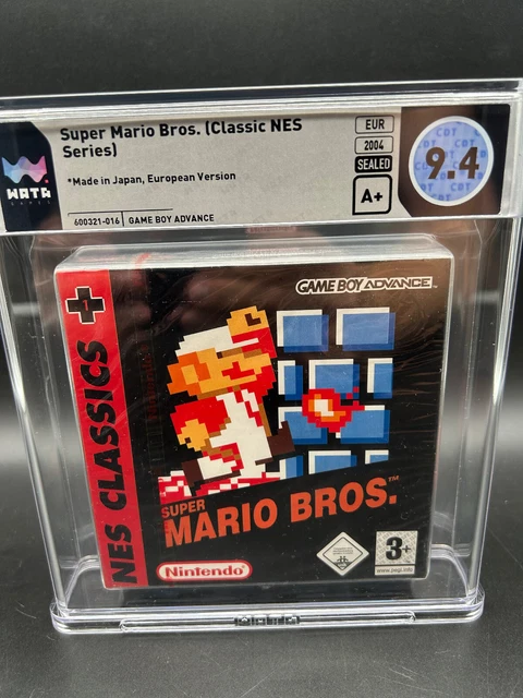 SUPER MARIO BROS. Nes Classic -Game Boy Advance- WATA 9,4/NO VGA- NEU ...