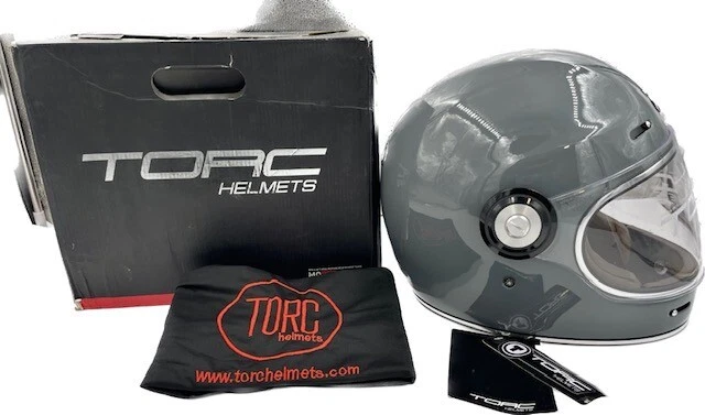 TORC T1 RETRO Full-face Helmet Nardo Grey Large - T108:24 $305.61 ...