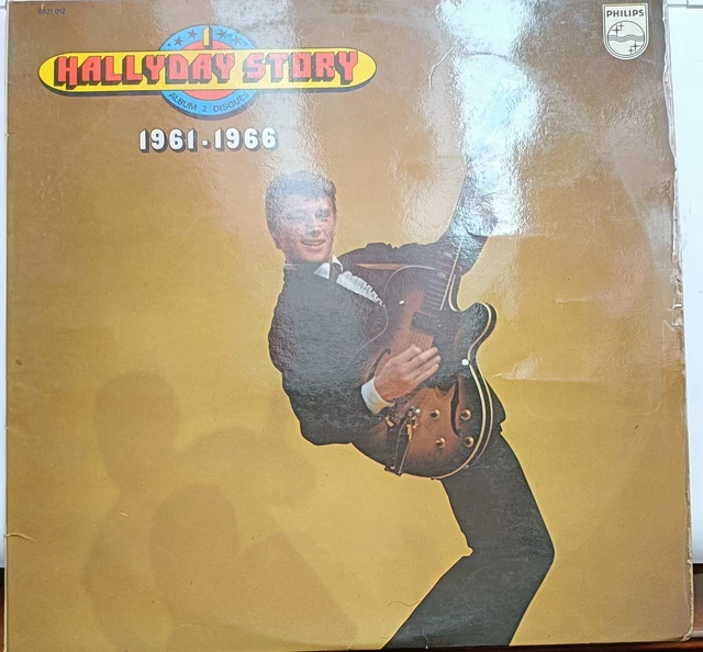 JOHNNY HALLYDAY Hallyday Story 1 Double LP 33 Tours De 1961 à 1966 15V ...