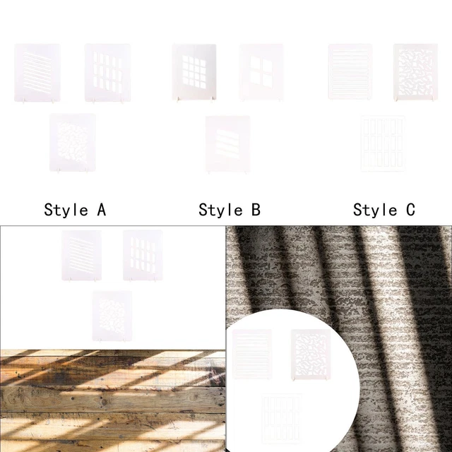3X LIGHT AND Shadow Boards PVC Easy to Use Reusable Versatile ...