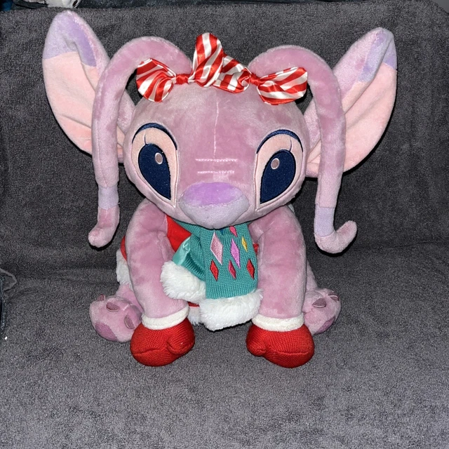 DISNEY STORE ANGEL Plush Lilo And Stitch Christmas Festive Teddy 12 ...