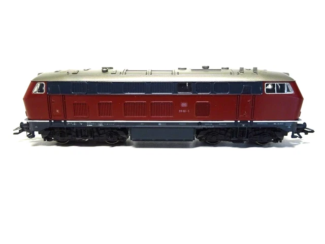 MÄRKLIN ,UNBESPIELT/NEU,DIESELLOK BR 219-001-5,Umgestaltung,DB,OVP,H0 ...