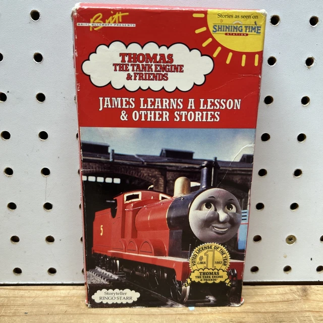 THOMAS THE TANK Engine - James Learns a Lesson Other Stories (VHS, 1992 ...