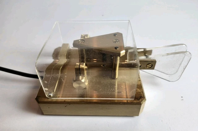 RARE GERHARD SCHURR Profi-2 Morse Code Keyer Paddle Handmade In Germany ...