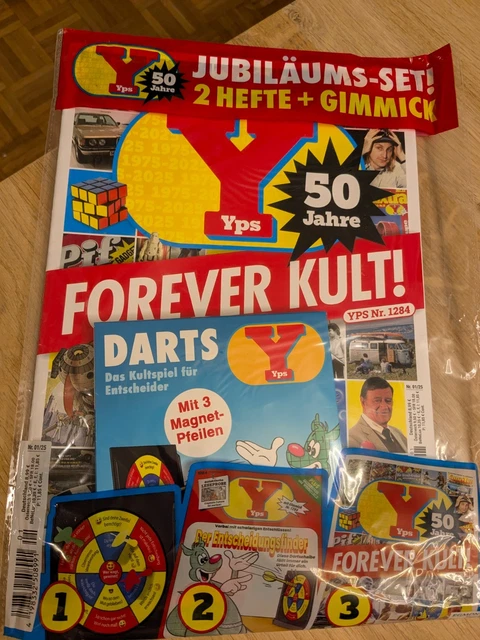 YPS 50 JAHRE 01/2025 Magazin Jubiläums Set Heft Gimmick 1284 Sonderheft ...