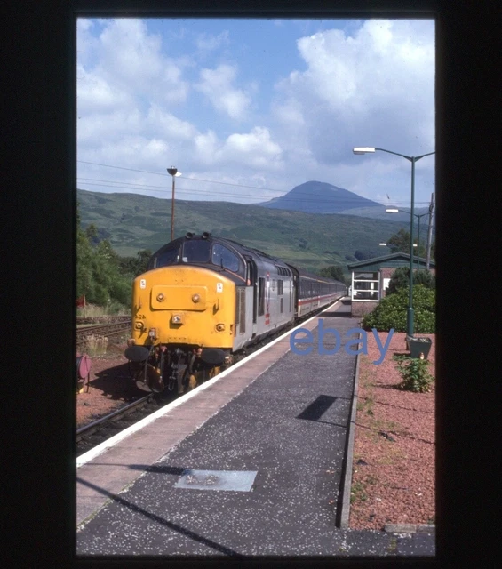 ORIGINAL 35MM SLIDE - Class 37/4 - 37424 at Crianlarich, Scotland on 3. ...