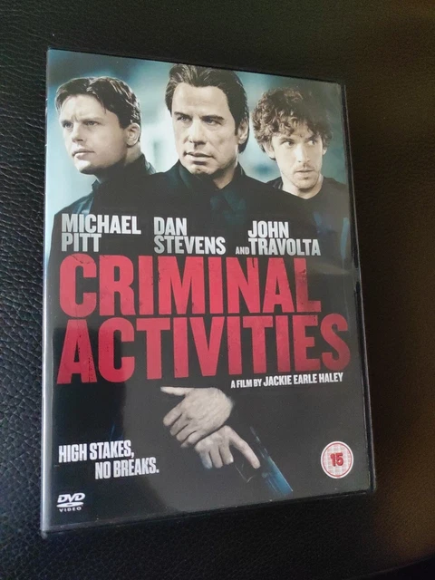 CRIMINAL ACTIVITIES DVD - John Travolta, Michael Pitt, Dan Stevens, vgc ...