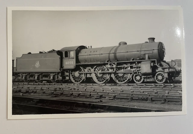LNER RAILWAY LOCOMOTIVE Photograph - 61005 Stratford Station - E303 £2. ...