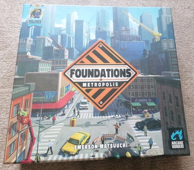 FOUNDATIONS OF METROPOLIS: City Building Board Game by Arcane Wonders £ ...