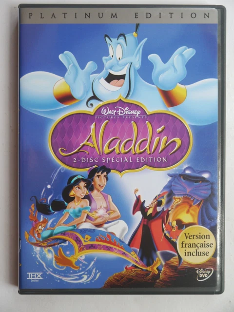 (E-4) DISNEY: ALADDIN. 2-disc Platinum Edition. DVD $4.87 - PicClick CA
