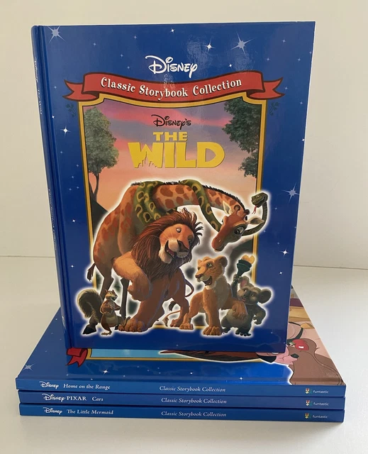 DISNEY'S CLASSIC STORYBOOK Collection HC x4 Cars, The Wild, Home on the ...