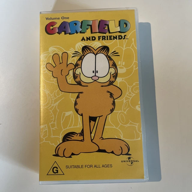 GARFIELD & FRIENDS Volumes 1 VHS PAL Video Tapes 2001 Rare Universal ...