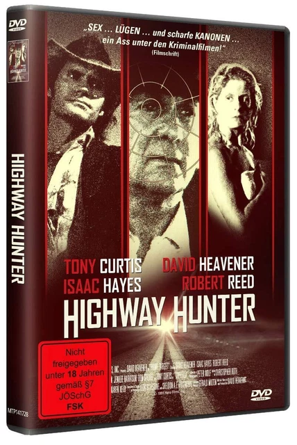 HIGHWAY HUNTER (DVD) Tony Curtis Isaac Hayes David Heavener Robert Reed ...